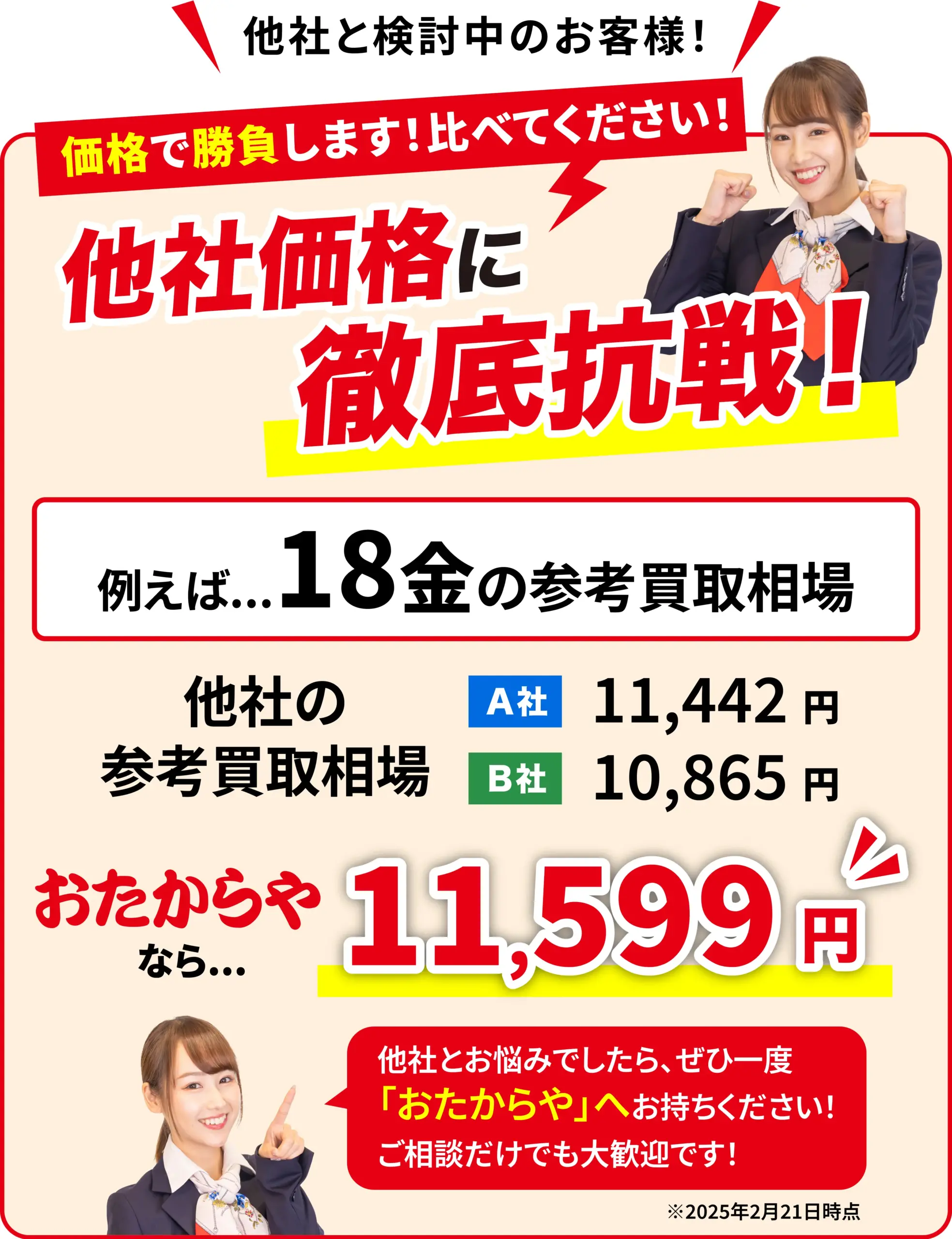 22金（K22）の買取相場・1gあたりの今日の相場 | 金・貴金属の最新相場はおたからや